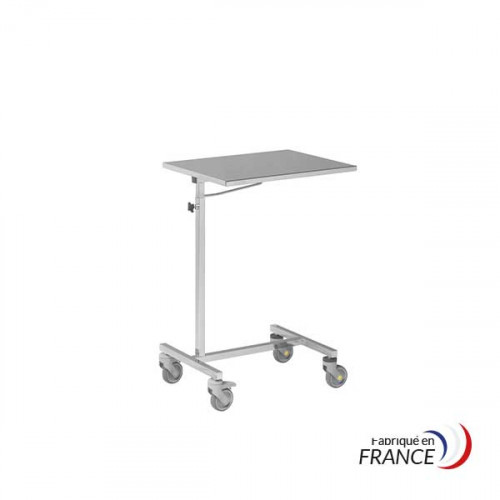 Assistant muet inox - manuel - 600 x 450 mm - 2 à freins